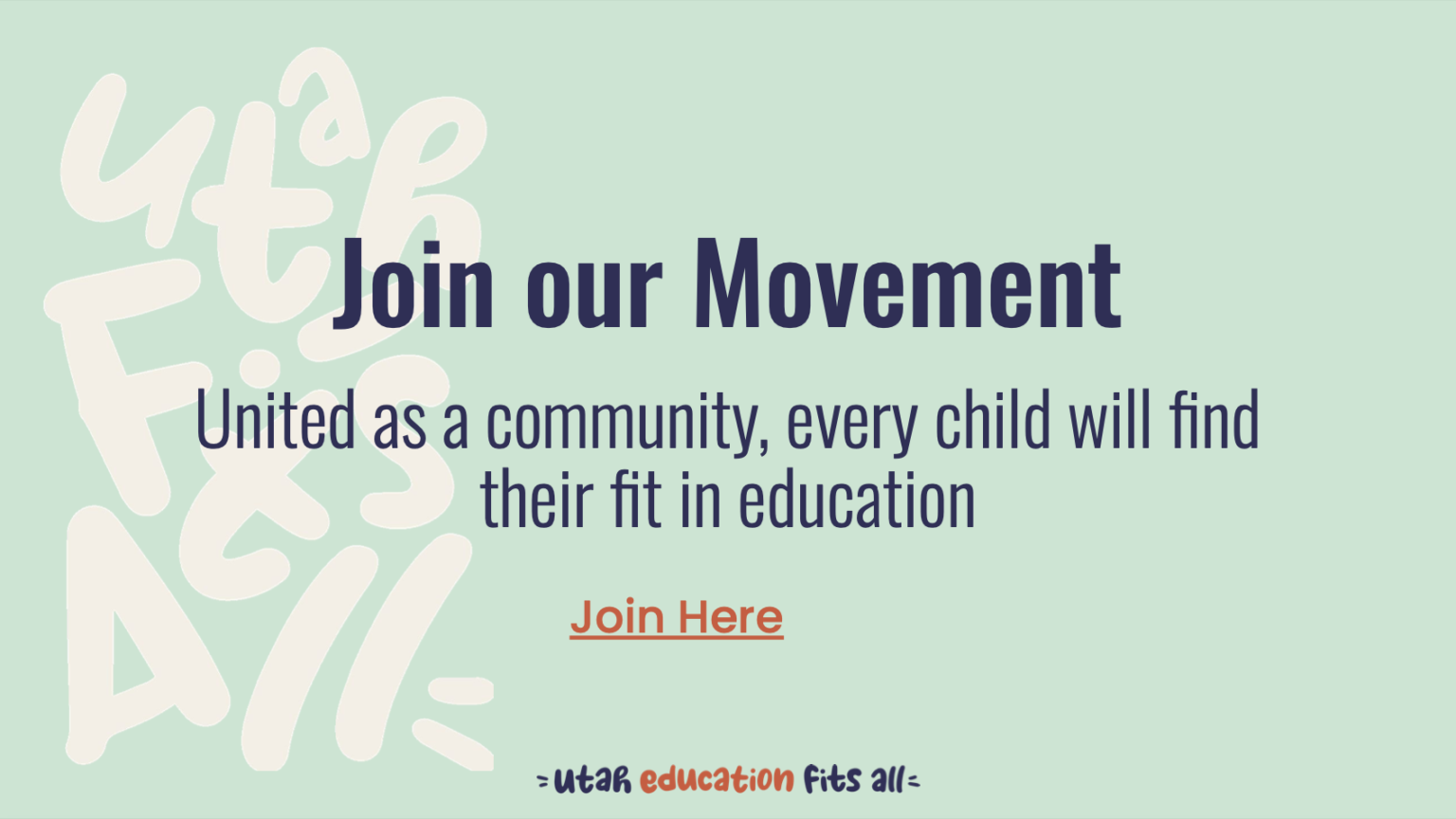 Be Informed - Utah Education Fits All